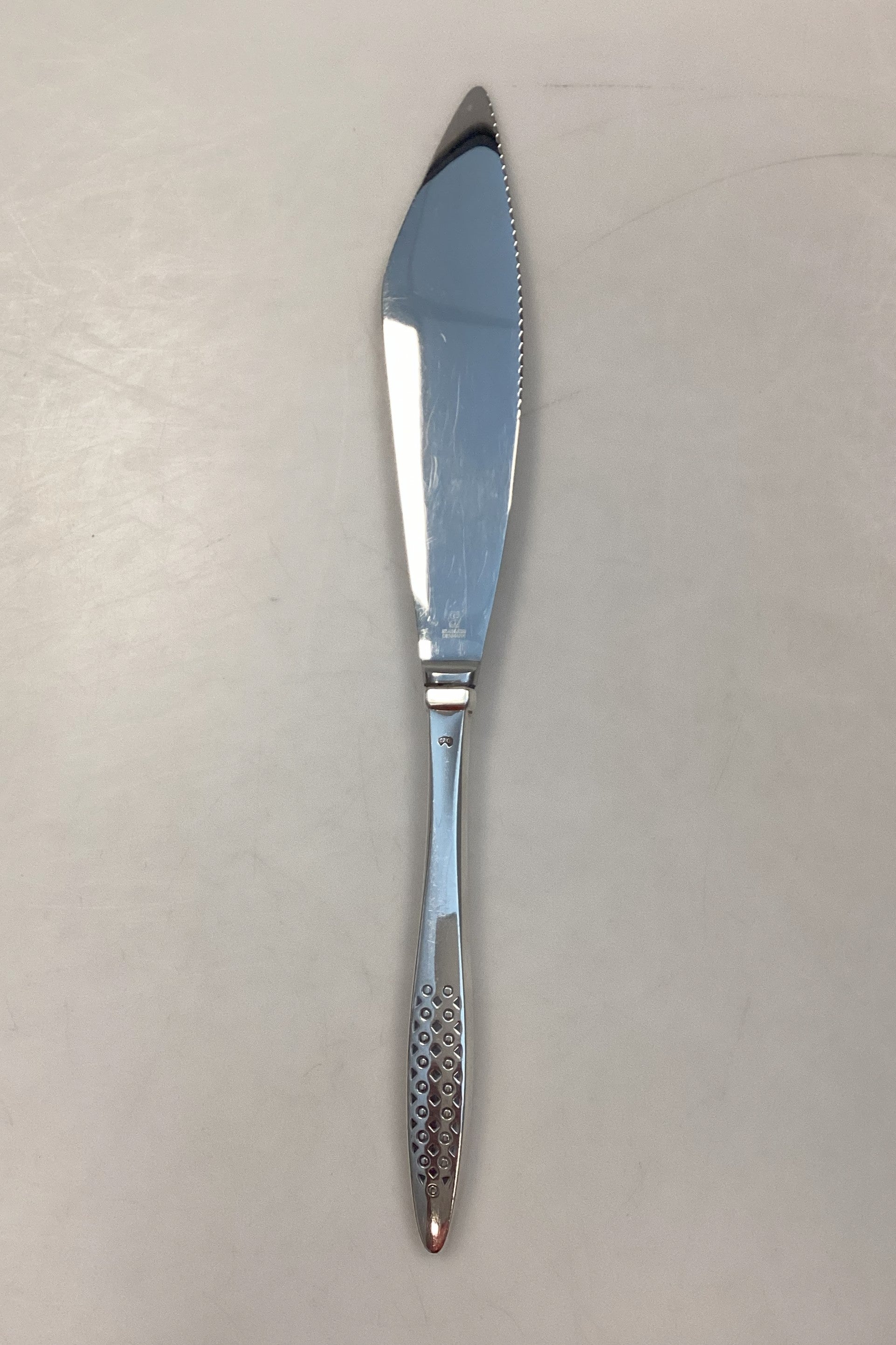 Danish Silver Empire Salt Spoon