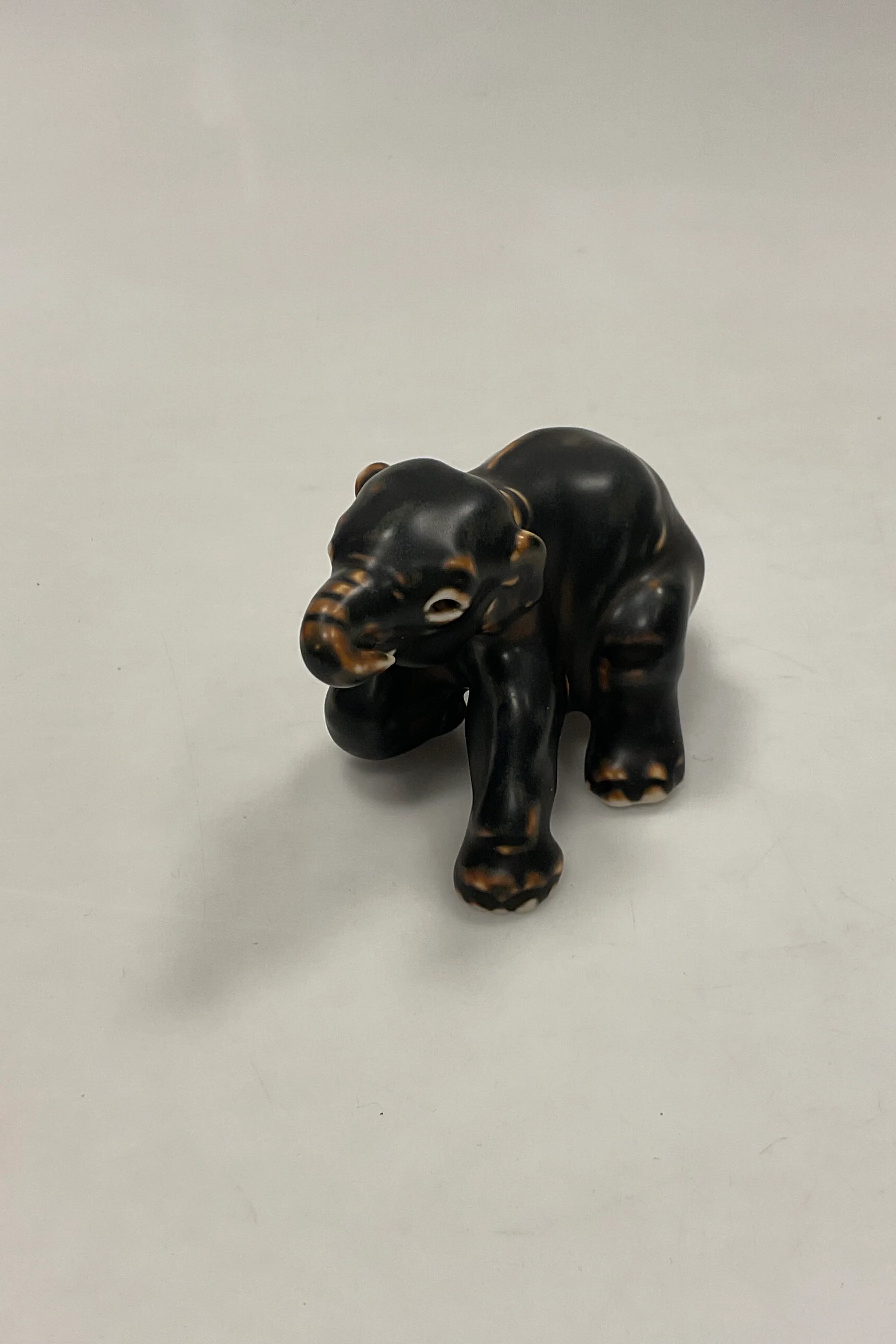 Royal Copenhagen Stoneware Figurine of Baby Elephant No. 22742