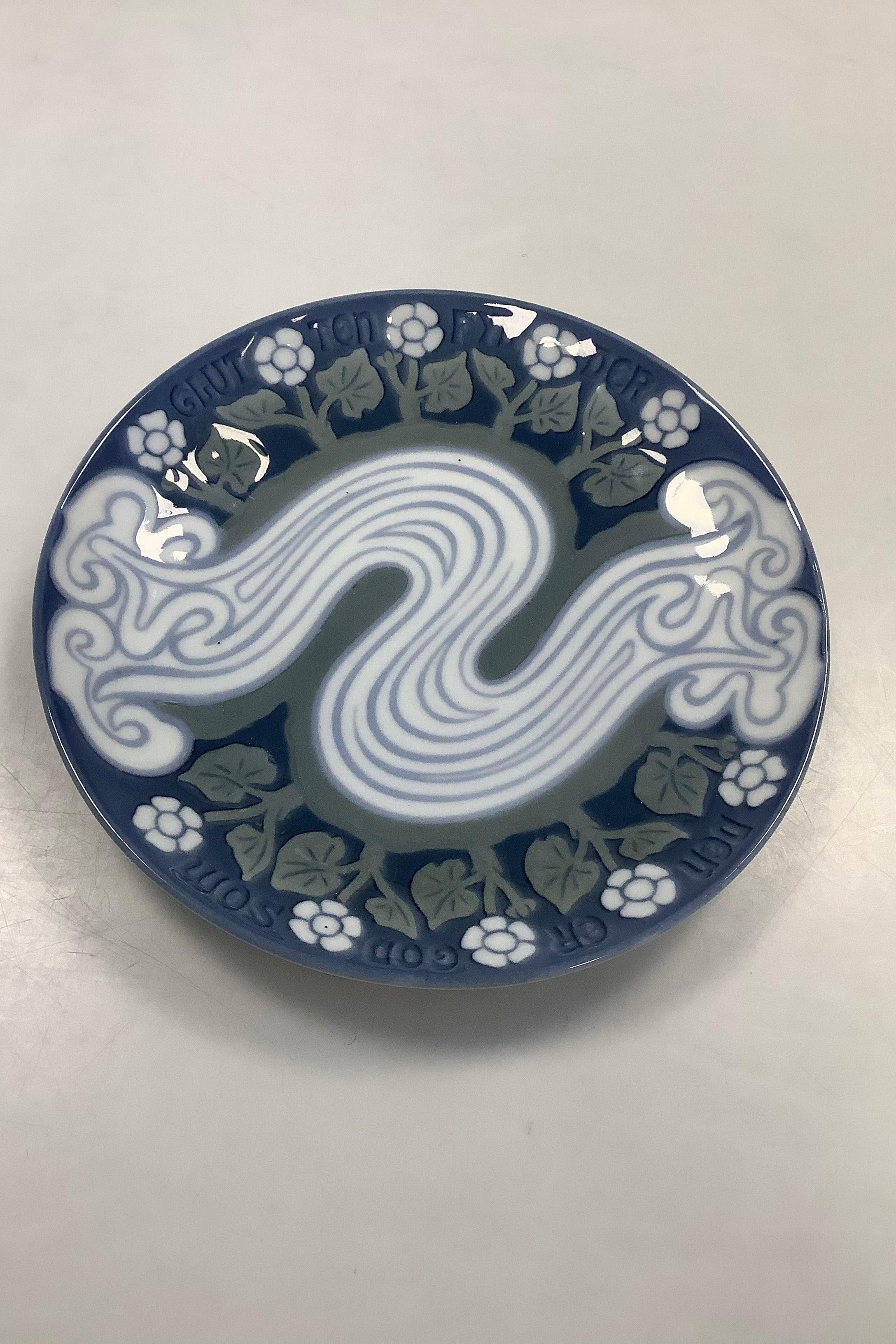 Bing and Grondahl Art Nouveau Wall Plate 1900 It is good as Glutten fi