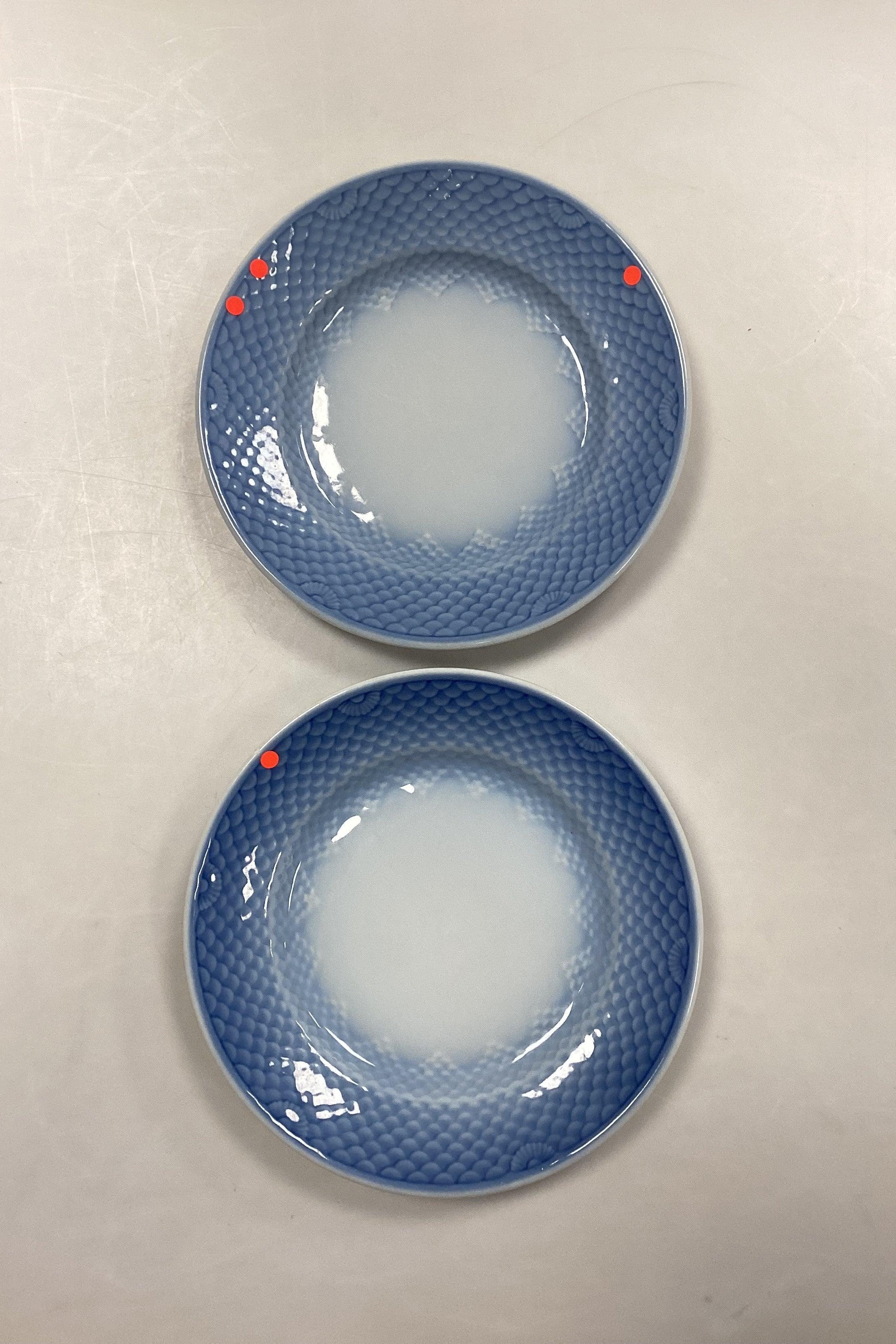 Bing and Grondahl Blue Tone Hotel Lunch Plate No. 712/1007 - CHIPPED