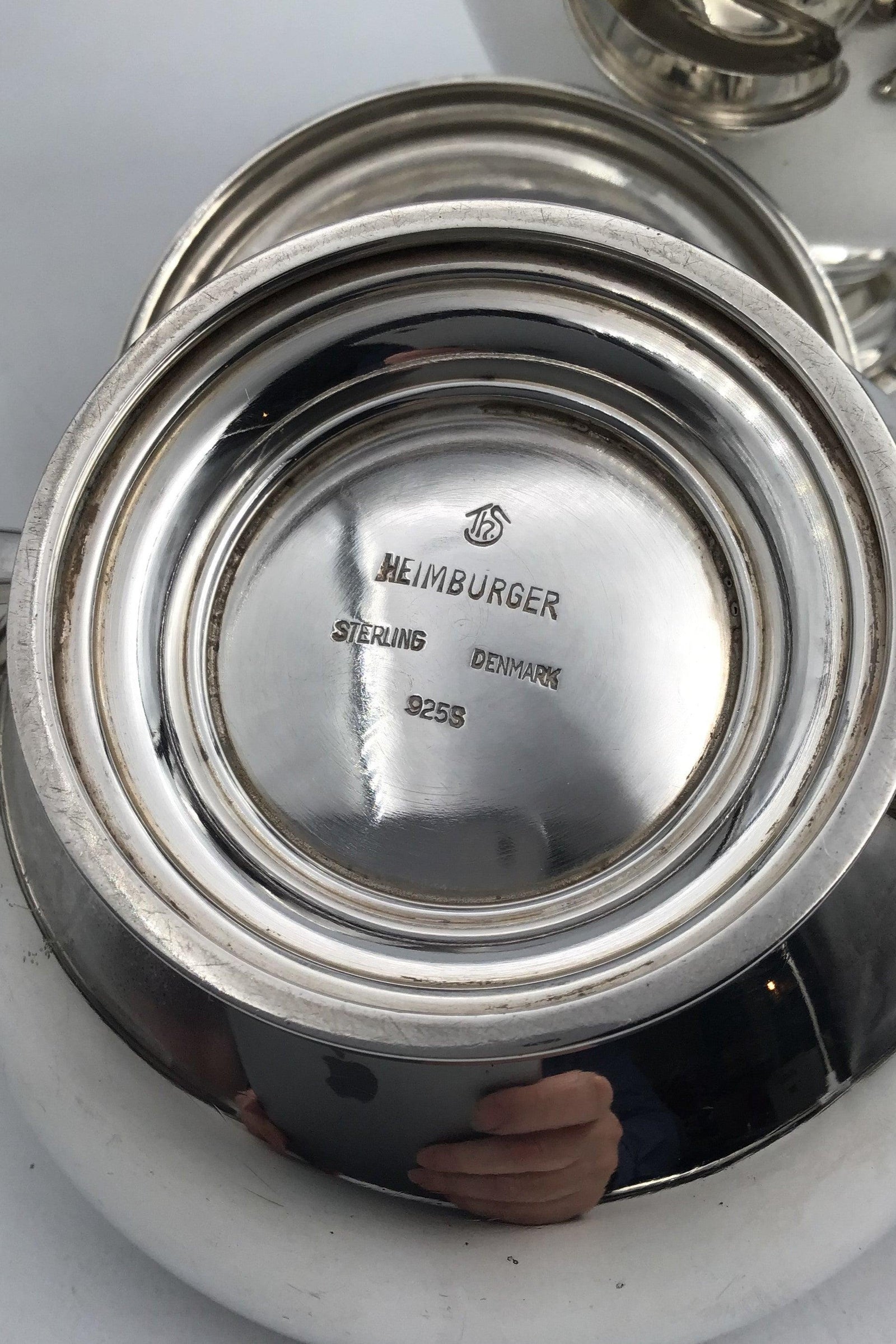 Heimbürger Sterling Sølv Kaffesæt (3)